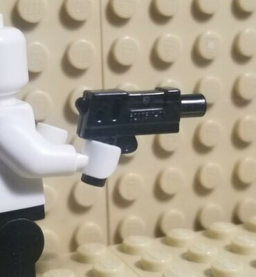 LEGO UZI Minifigure Indiana Jones Battle Weapon Black Pistol Machine ...