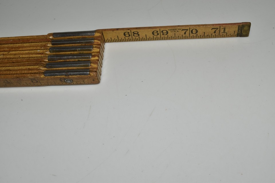 LUFKIN TWO WAY RULER NO 246 Wooden Folding Carpenters Ruler (TPS15) | eBay