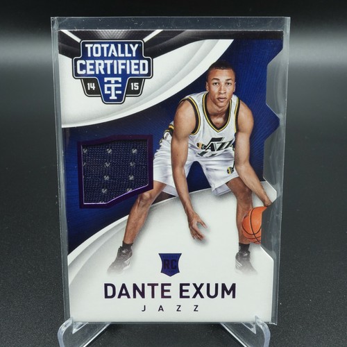 2014-15 PANINI TOTALLY CERTIFIED DANTE EXUM PURPLE DIE-CUT ROOKIE CARD ...