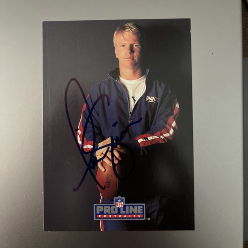 PHIL SIMMS 1991 PRO LINE AUTOGRAPHED SIGNED AUTO FOOTBALL CARD | eBay