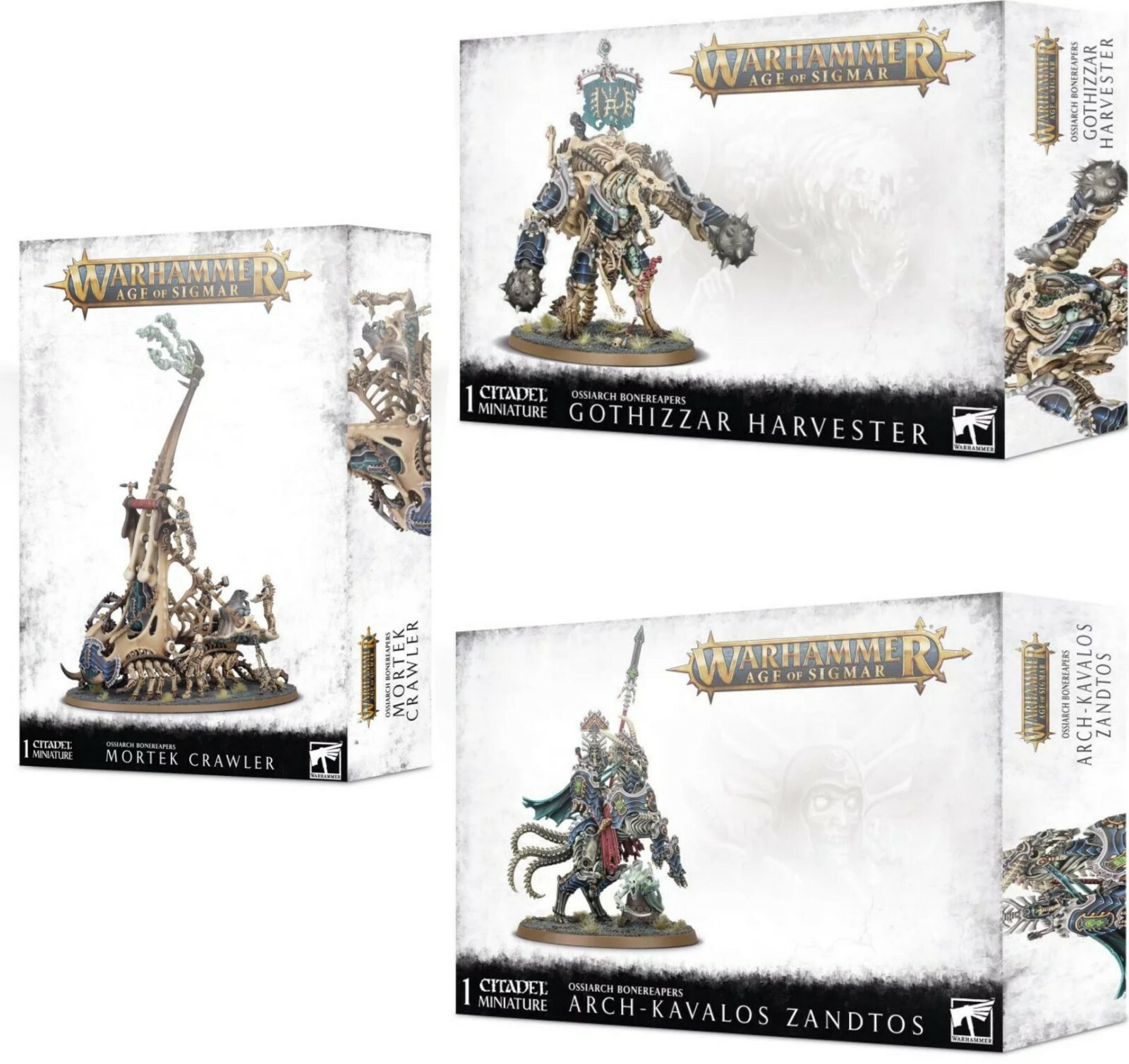 Warhammer Sigmar Ossiarch Bonereapers MORTEK CRAWLER HARVESTER ARCH ...