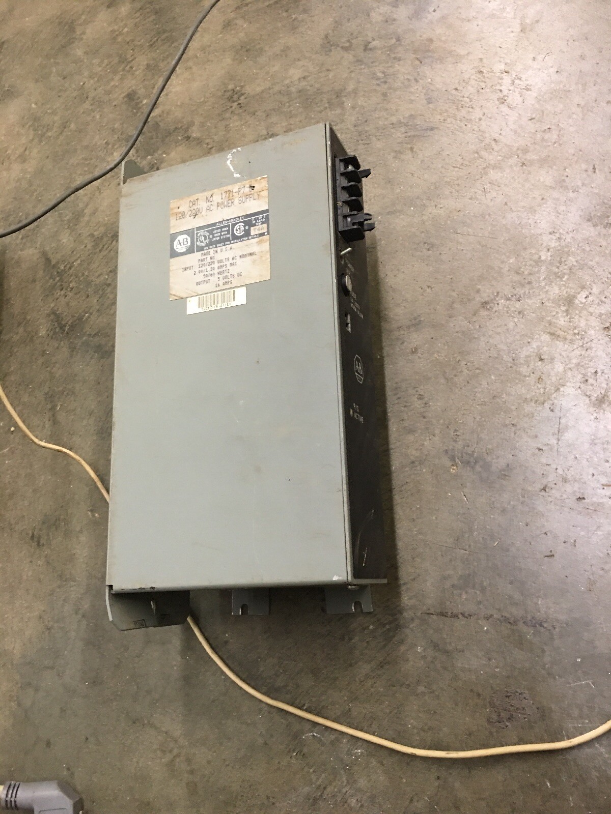 2 ALLEN BRADLEY 1771-P7 SER. B & 1 1771-PS7/C Power Supply’s | eBay