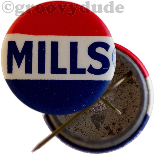 1926 Ogden L. Mills For Governor New York Al Smith Campaign Pin Pinback ...