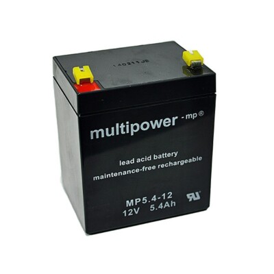 Multipower MP5.4-12 12V 5,4Ah AGM | eBay.de