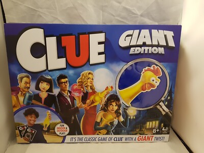 Clue Classic Game Giant Edition with a Twist indoor outdoor Cluedo ...