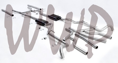 2.5" Dual Header Back Exhaust For 67-72 Chevy/GMC C10 C15 C1500 Pickup ...