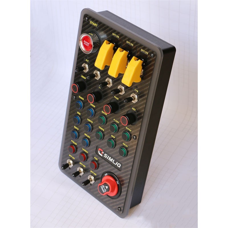 New SimLJQ Large Button Box PC-USB Drive-free Racing Game Simulator ...