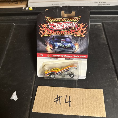 Hot Wheels Drag Strip Demons 77 Corvette F/C MongooSe English Leather ...