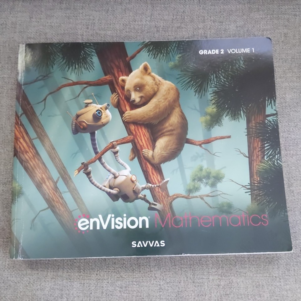 Savvas EnVision Mathematics Grade 2 Vol 1 & 2 + Practice Workbook ...