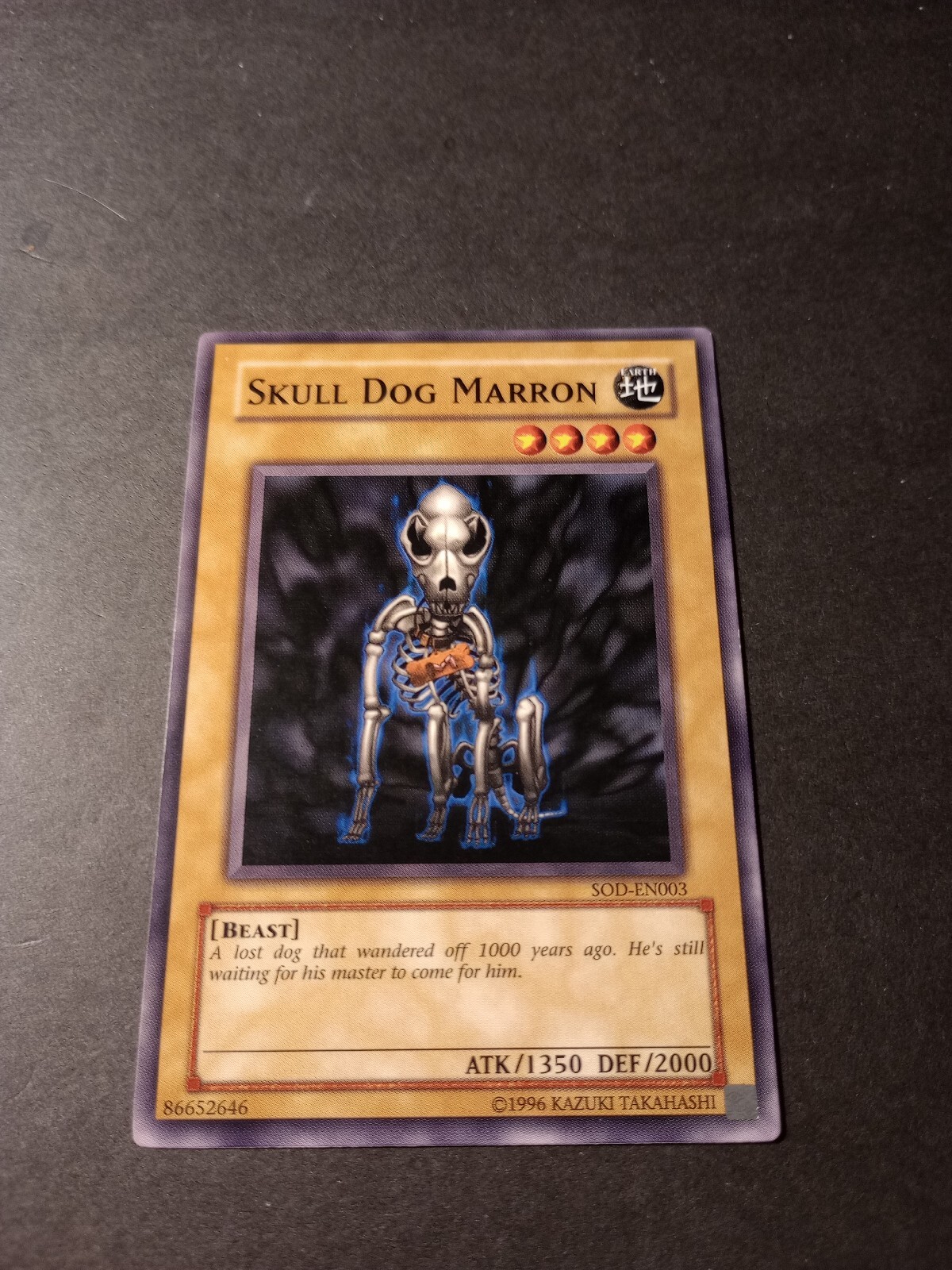 Yu-Gi-Oh! Skull Dog Marron Common Card SOD-EN003 LP | eBay