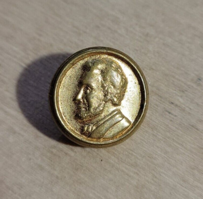 Rare Antique Button, 1800's, Abraham Lincoln, Civil War?, 13mm, Albert ...