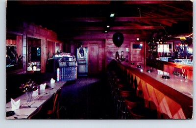 Postcard Florida Key Largo Rock Harbor Lodge Juke Box Interior View | eBay