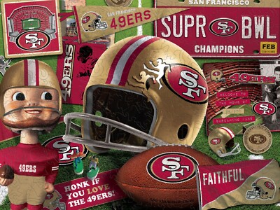 San Francisco 49ers - NFL - Wooden Retro jigsaw puzzle | eBay