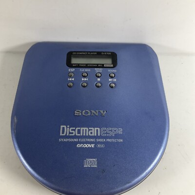 RARE Sony D-E705 Discman ESP2 Groove | eBay