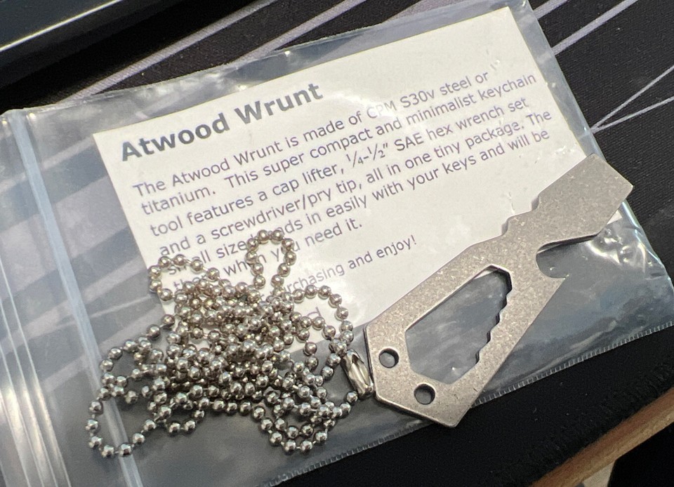 Peter Atwood Planet Pocket Tool: Wrunt S30V Rare | eBay