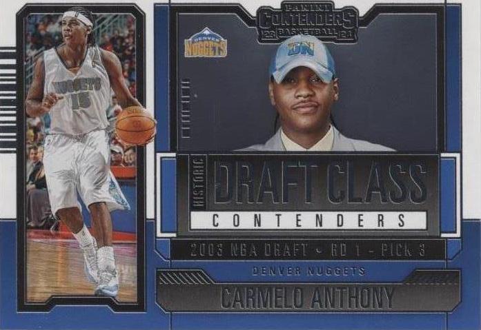 2023-24 Panini Contenders - Historic Draft Class Contenders Carmelo Anthony #9 for sale online ...