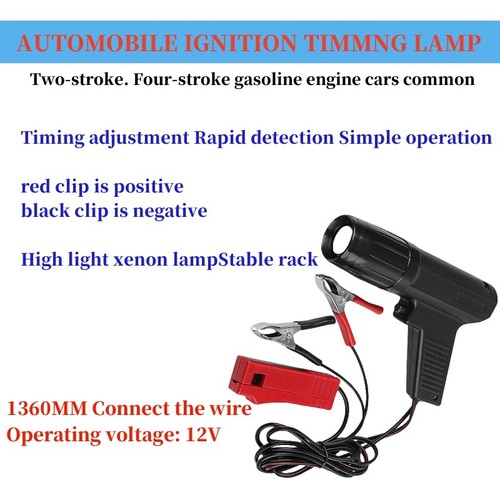 Auto motorcycle engine maintenance ignition timing gun timing light ...