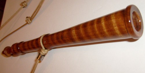 Turkey Call - Breland Trumpet made of Curly Satinwood N Curly Koa ...
