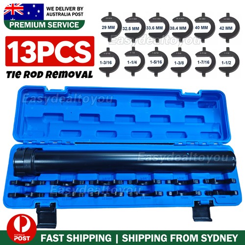 13PCS Inner Tie Rod Removal Tool Kit Adapters 1/2 Inch Drive Tube Tie ...