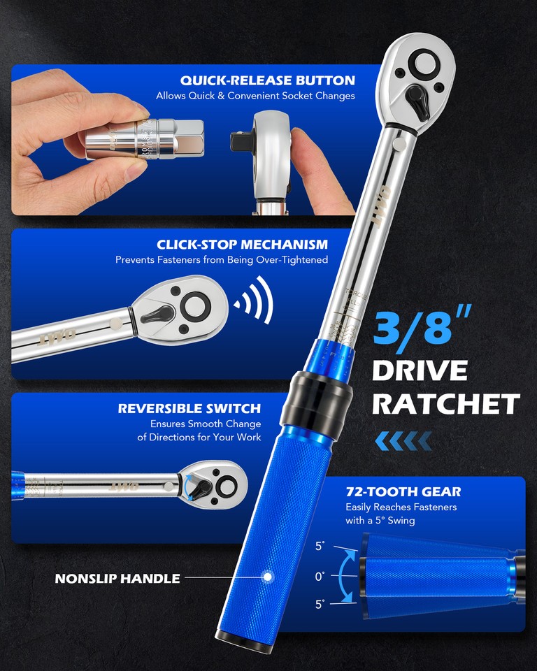 OMT Spark Plug Socket 3/8 Drive Magnetic Socket Set Torque Wrench Plug ...