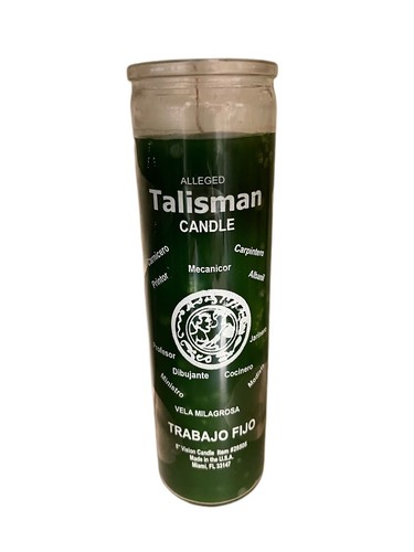 Velon Trabajo FIjo — Steady Work Candle — 7 Day Candle — Money Veladora ...