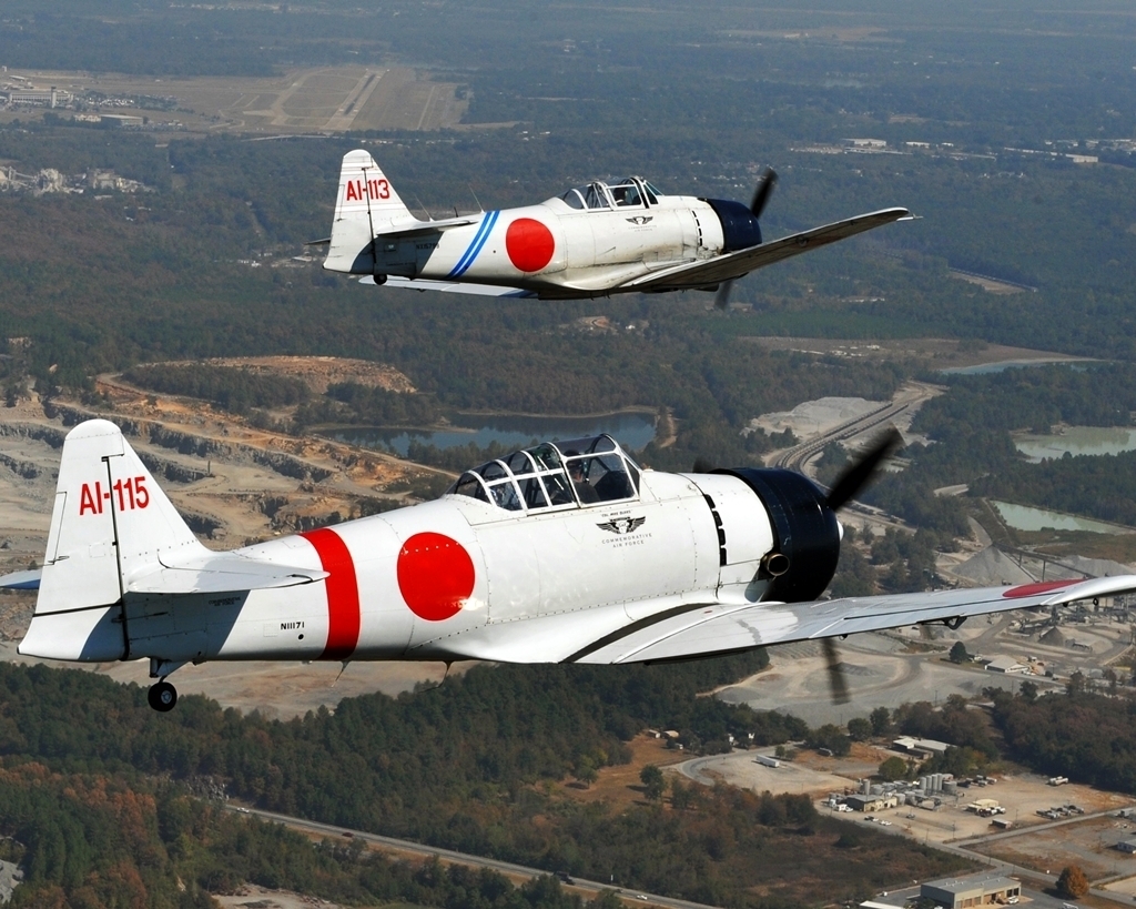 New 8x10 Photo: Two Mitsubishi A6M Zero, World War II Japanese Fighter ...