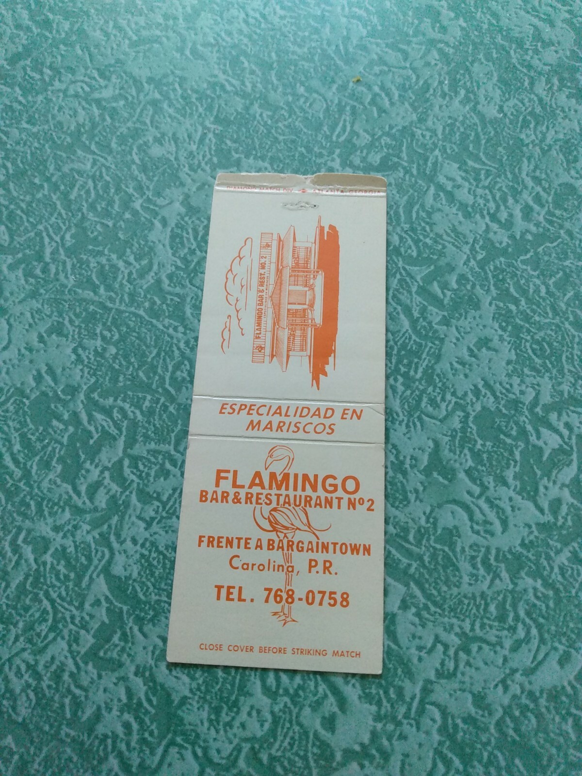 Vintage Matchbook Cover Z20 Collectible Ephemera Carolina Puerto Rico ...