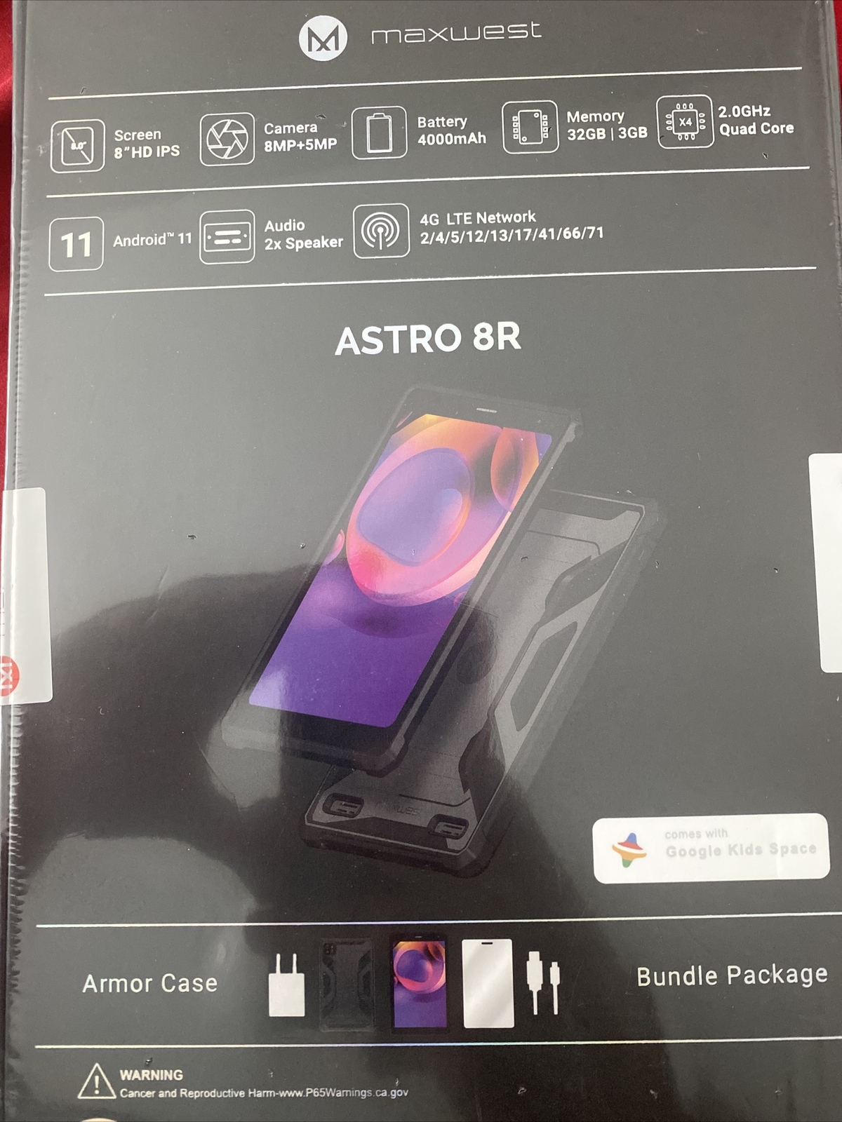 Astro 8r Tablet : New In Box Never Opened It Includes Charger, Case And ...