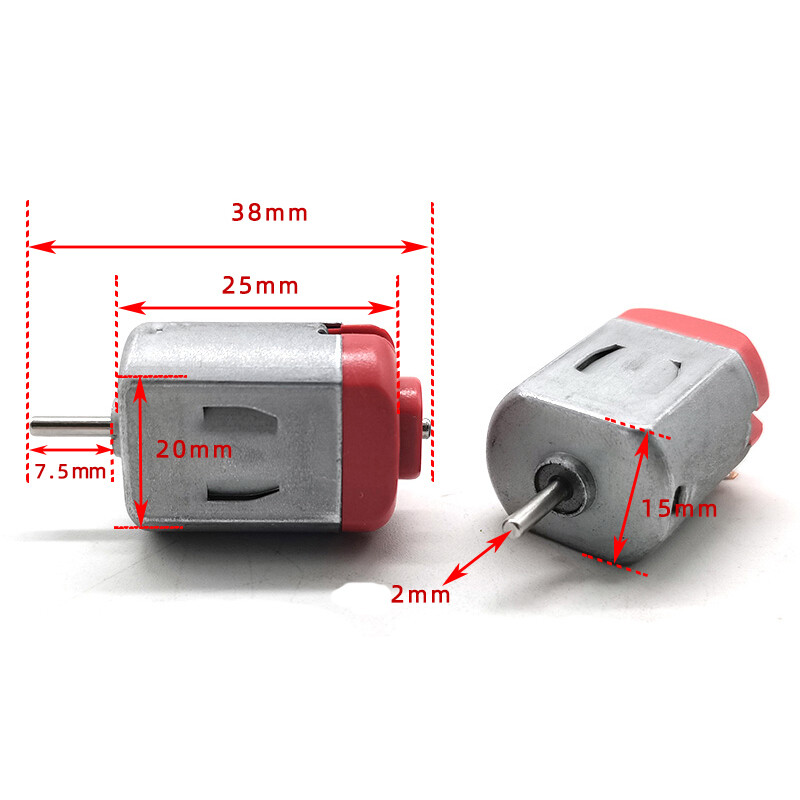 130 DC Mini Motor Small Electric Motors Toy Model DIY 3V 22000/5500 rpm ...