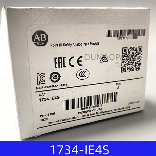 Allen-Bradley 1734-IE4S 1734IE4S SerA Point IO Safety Analog Input ...