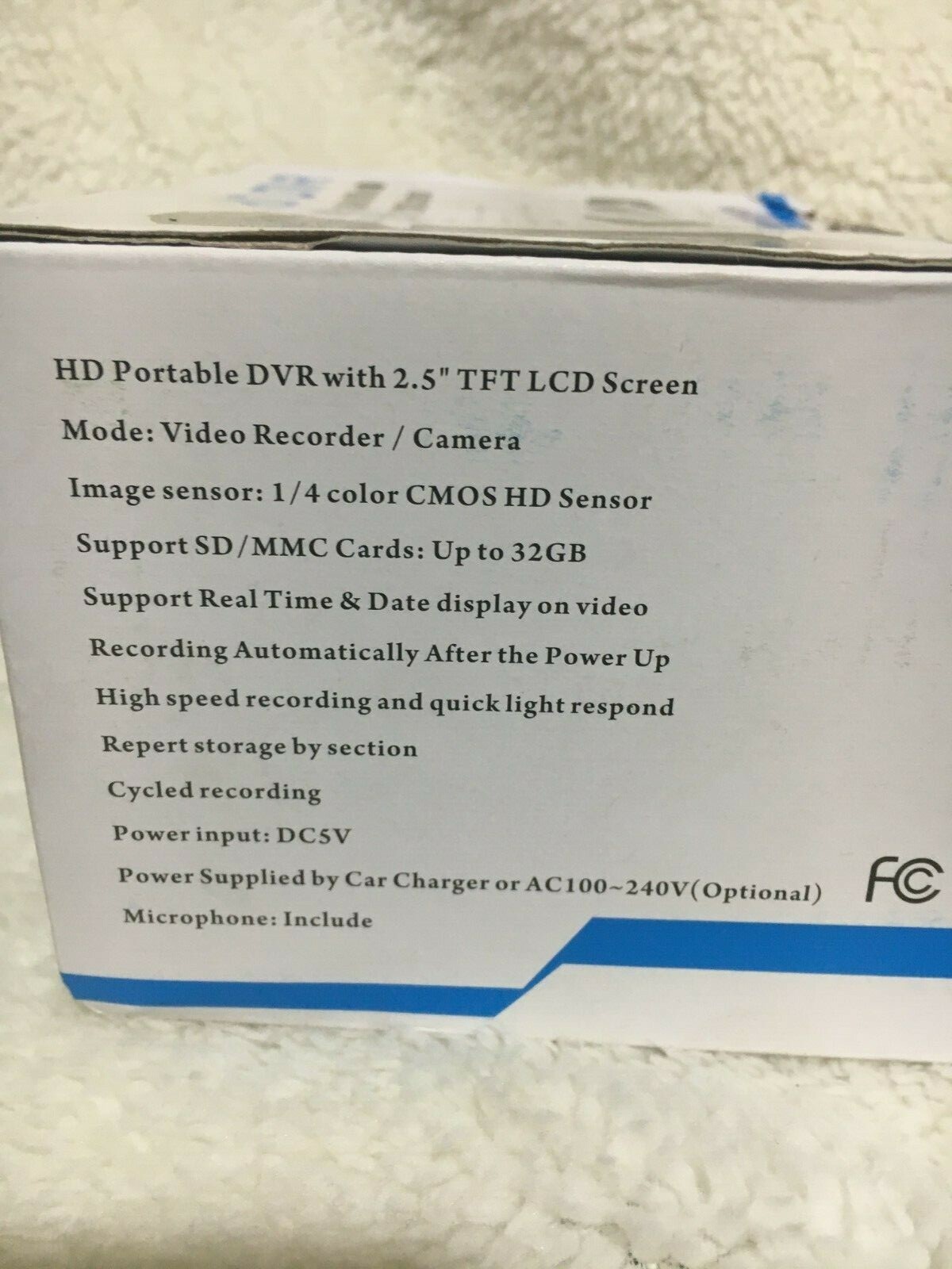 HD DVR Portable DVR With 2.5" TFT LCD Screen Video Recorder/Camera ...