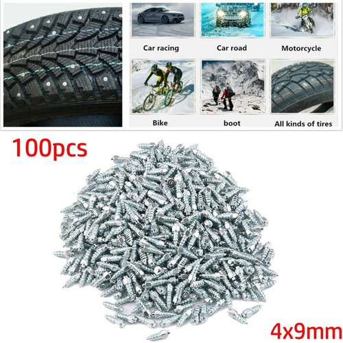 Ensure Off Road Capability with 100pcs Tungsten Steel Snow Chain Spikes ...