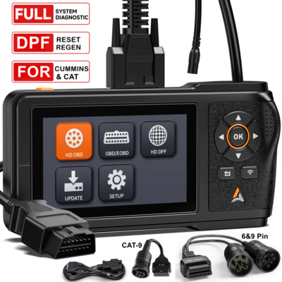 Heavy Duty Truck Diagnostic Scanner DPF Regen For Cummins & Caterpillar ...