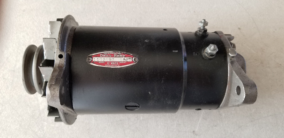 1958-1962 Chevy V8 Delco Remy Generator 1102097 1E22 RESTORED ...