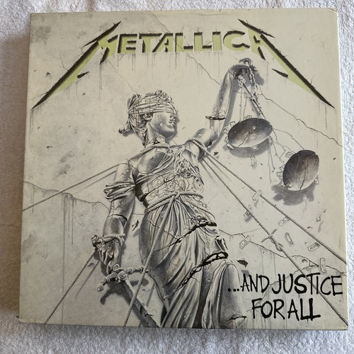 Metallica And Justice For All Vinyl 4 LP Record Box Set 45 RPM 2008 ...