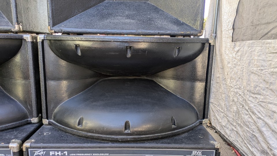 Vintage Peavey SP-3 Professional PA Speakers Complete 3 Way Towers ...