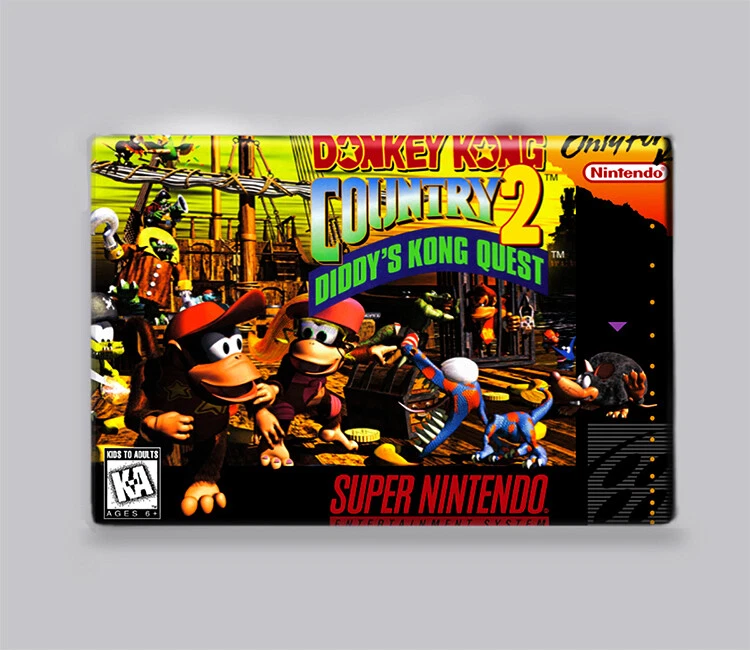 Donkey Kong Country 2 Box