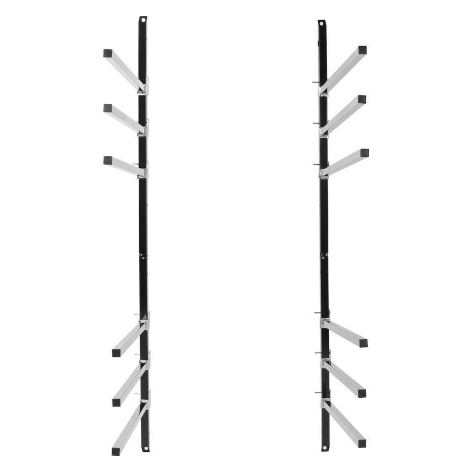 6 Place Wall Mount Bumper Rack Stand Auto Body Bumper Storage Rack ...