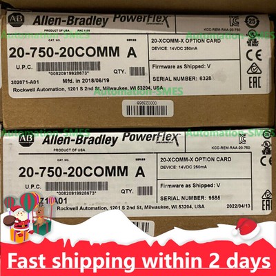 New AB 20-750-20COMM PowerFlex Inverter Communication Card 2075020COMM ...