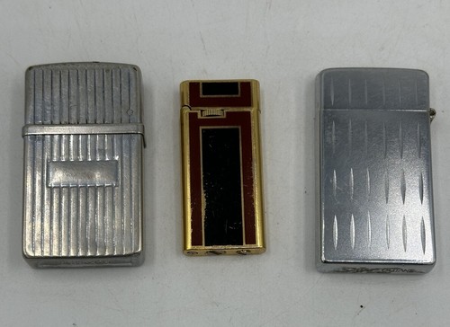 Vintage Lighters Nimrod Pipe USA, Scripto, Art Deco Style Japan Lot Of ...