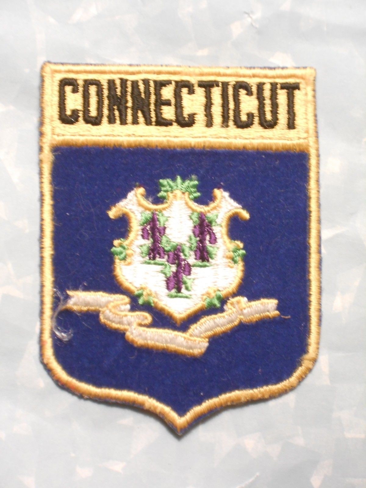Connecticut Patch - 2 3/4" x 3 5/8" | eBay