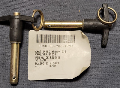 3/8" X 1 1/2" Steel Shank Ball Lock Quick Release Pin MS17985-615 ...