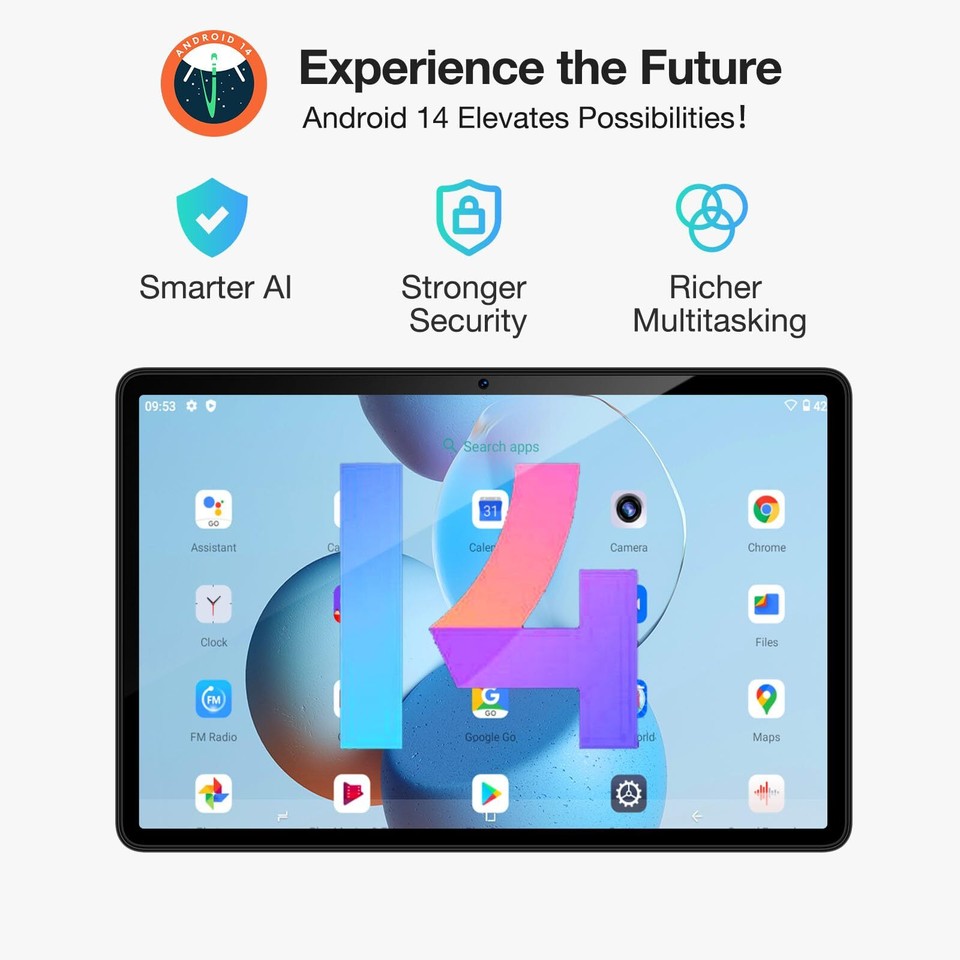 DOOGEE 11 Inch Tablet with Keyboard4G Dual Sim Slot Tablets T30E Tablet ...