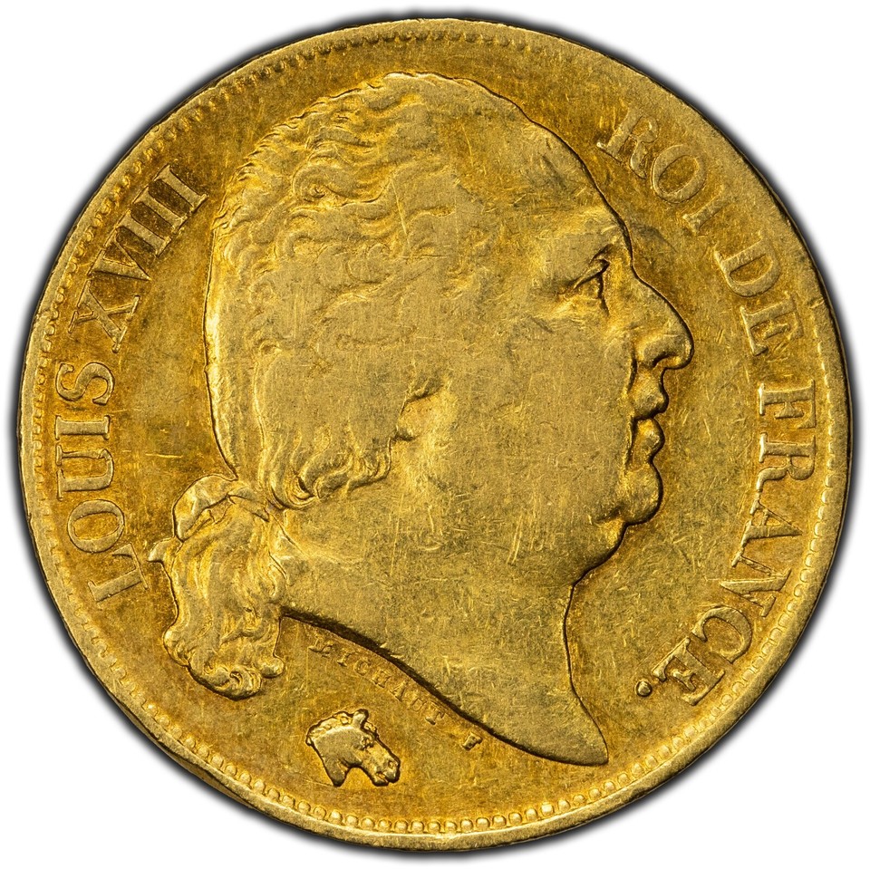 1818 W France 20 Francs Gold Coin | eBay