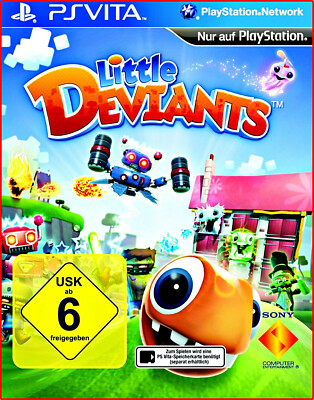 PSVITA LITTLE DEVIANTS + HÜLLE -* MINI SPIELESAMMLUNG* | eBay.de