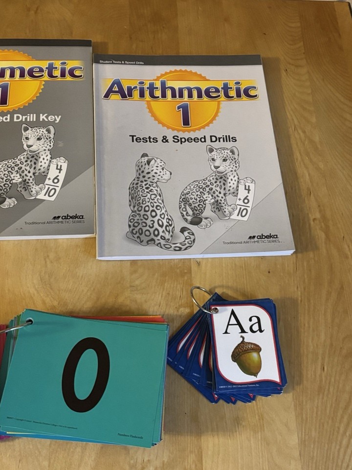 Abeka Homeschool Arithmetic 1 Curriculum Teacher Lesson Plans Math ...