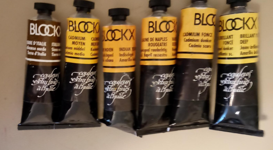 Blockx Oil Paints 33 35 Ml Tubes + One 115 Ml Tue Zinc White | eBay
