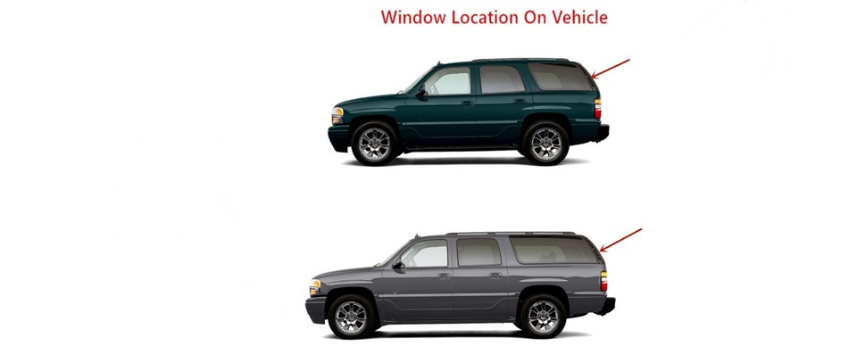 Fits 00-05 Chevrolet Tahoe Suburban Back Tailgate Window Glass Rear ...