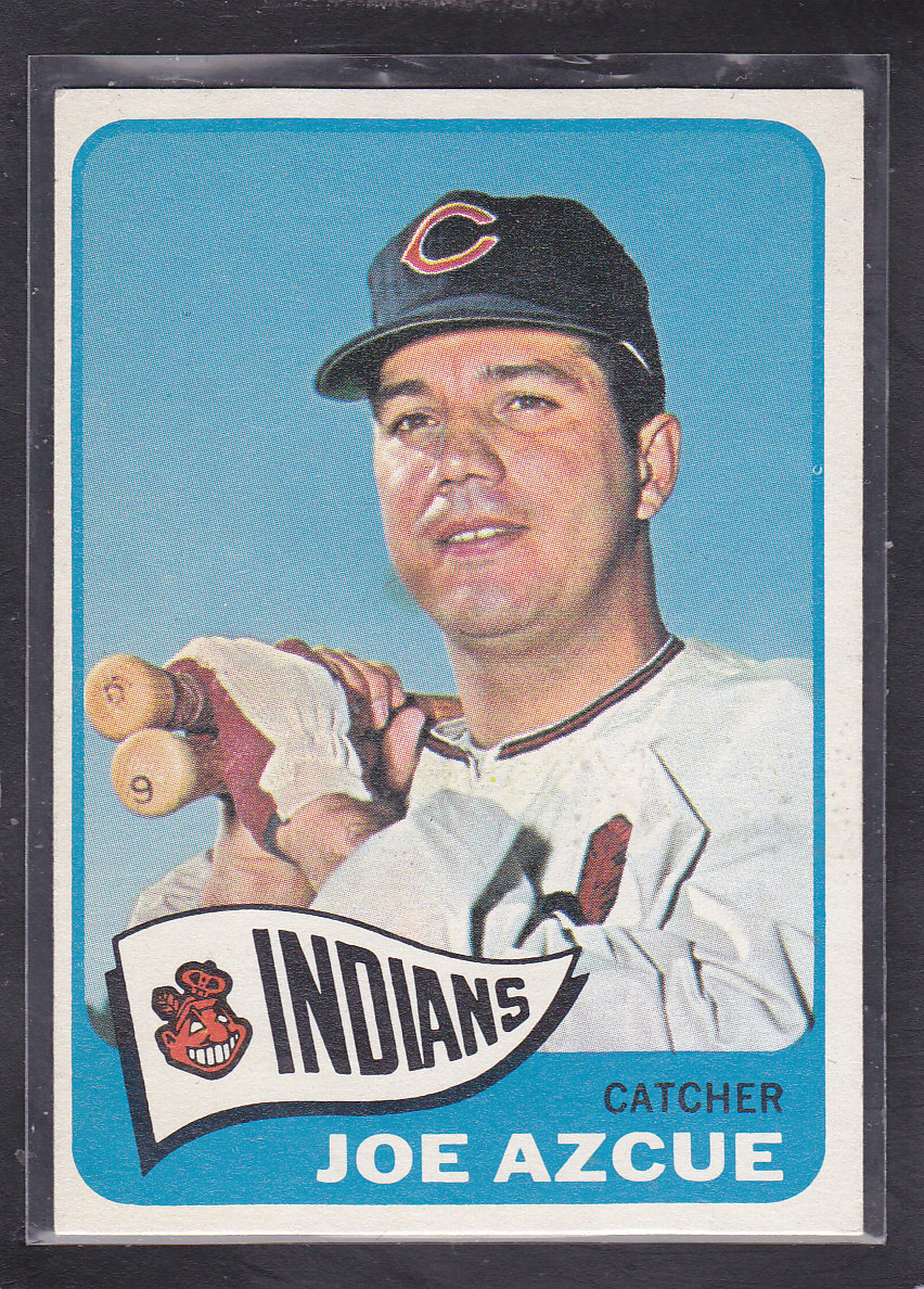 1965 JOE AZCUE - Topps Baseball Card # 514 - Cleveland Indians - HIGH ...
