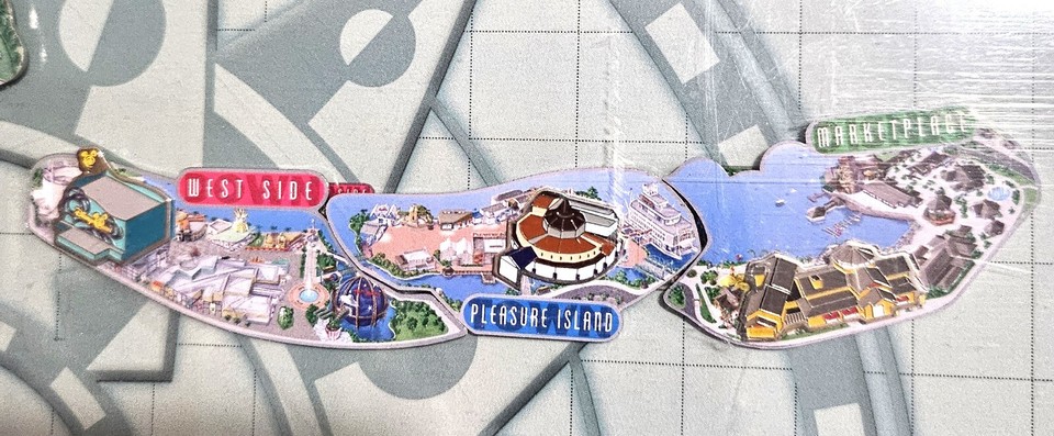 RARE LE Disney pin Set WDW Cast Member Atlas Map All 10 pins and on a ...